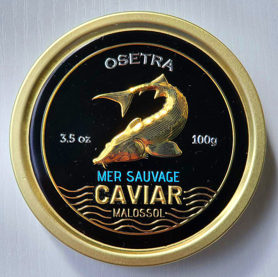 Russian Osetra Sturgeon Black Caviar - Premium Wild Sturgeon Roe – Fish ...